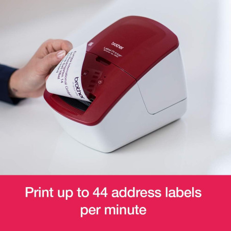 Brother QL 600R Label Maker, USB 2.0, Address Label Printer, Desktop ...